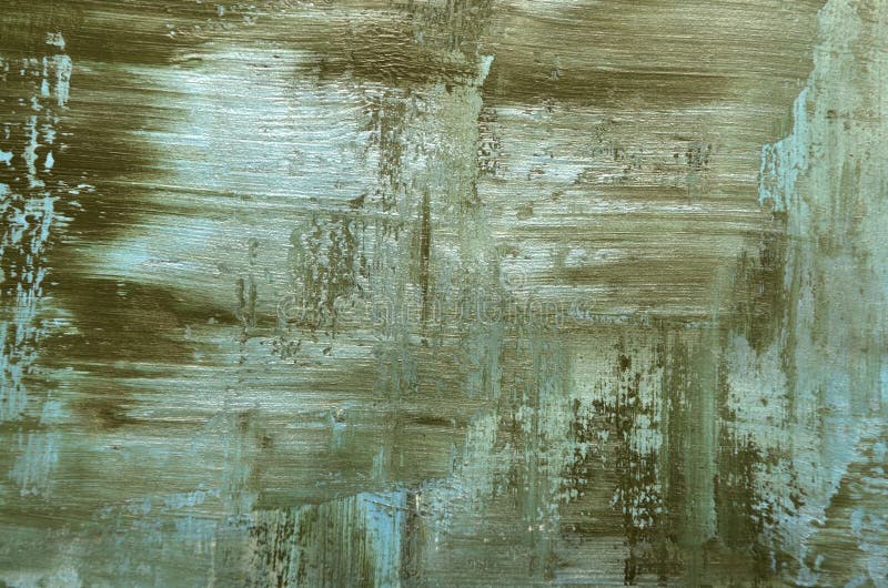 Dirty Art Background with Brush Strokes in Olive Blue Color Stock Image ...