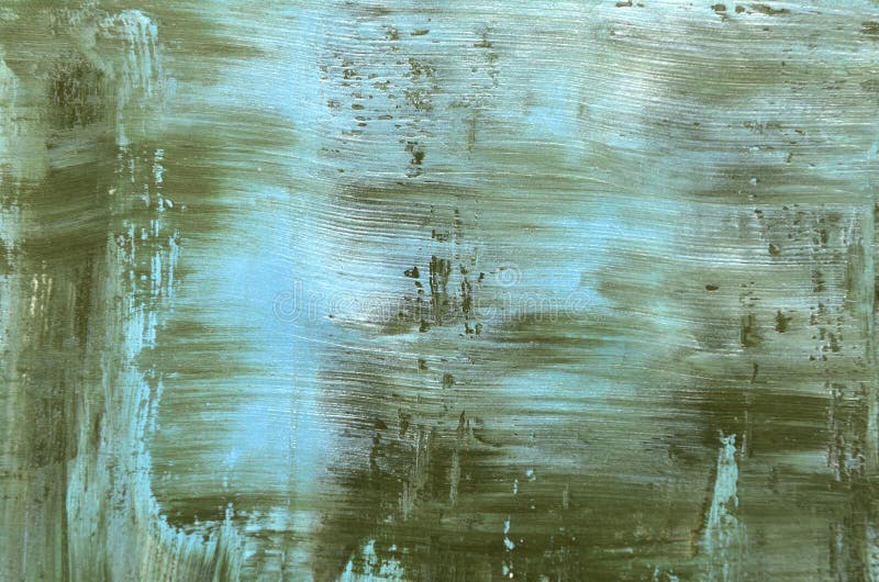 Dirty Art Background with Brush Strokes in Olive Blue Color Stock Photo ...