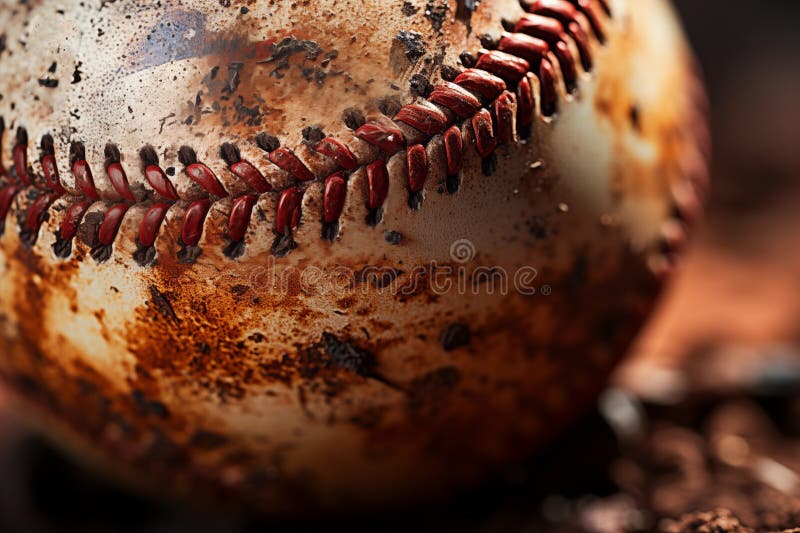 Dirty baseball stock illustration. Illustration of dirty - 307094148