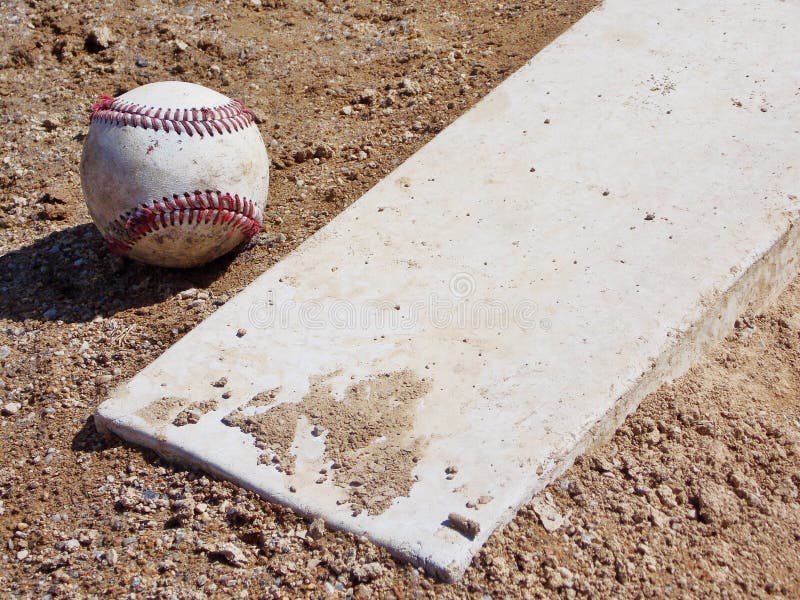 Dirty Baseball stock image. Image of mound, sports, dirt - 97618949