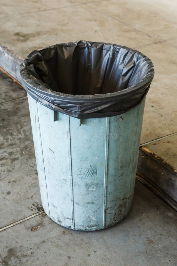 Dirty bin in garage stock photo. Image of clean, garage - 32783114