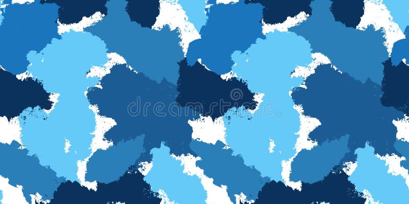 Dirty Blue, Navy Seamless Pattern. Gruge Texture Endless Background ...