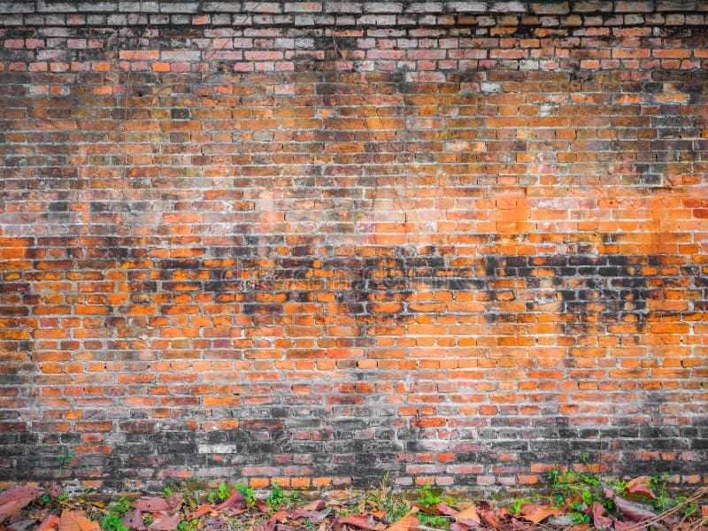 Dirty Brick Wall Texture Background Stock Image - Image of structure ...