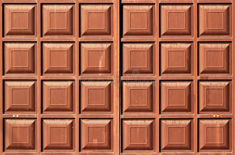 Dirty Brown Metallic Frame Texture, Beveled Squares Stock Image - Image ...