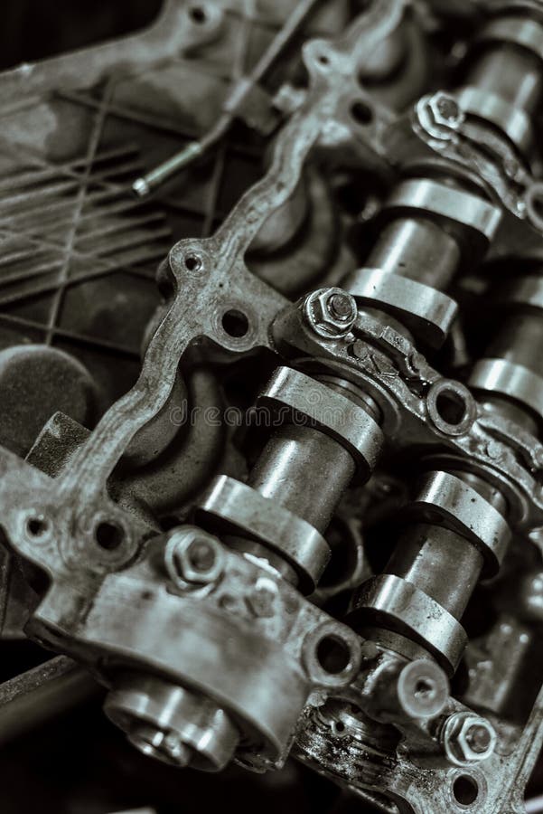 A Dirty Car Engine Under the Hood Stock Photo - Image of dirty ...