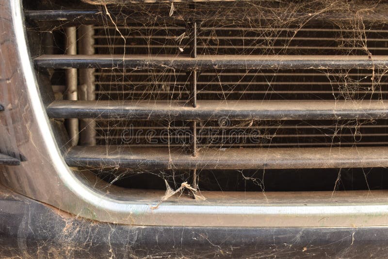 Dirty Car Texture Background. Bottom Part of the Front Car with Lots of ...