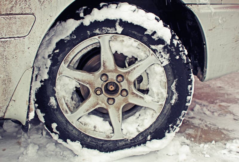 Dirty car wheel stock photo. Image of brakes, insulation - 67335872