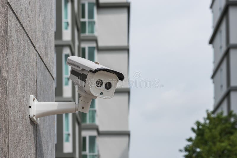 Dirty CCTV security camera stock image. Image of risk - 63925553