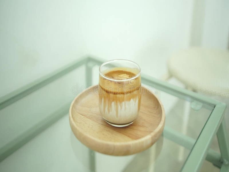 Dirty coffee in a cafe stock video. Video of dirty, black - 222197195