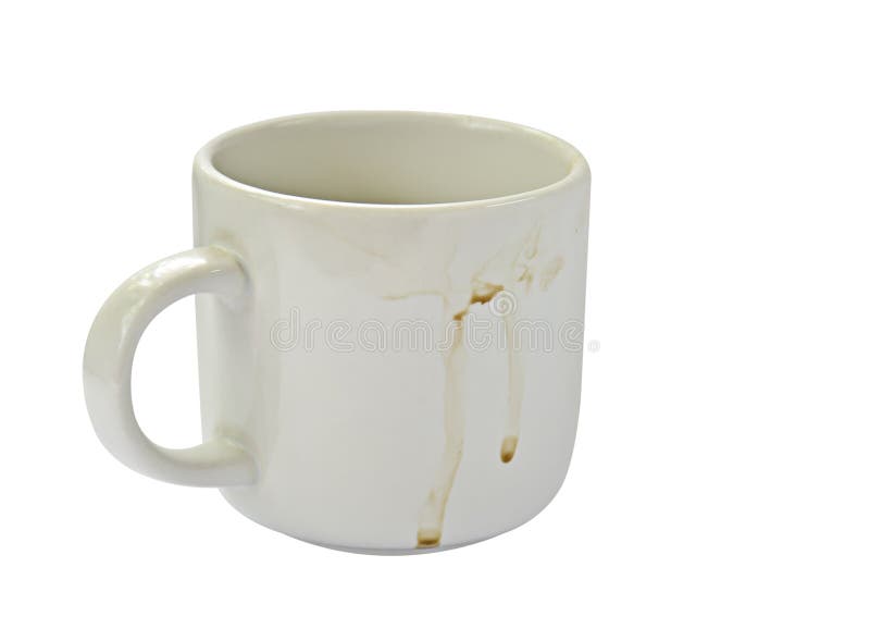 Dirty coffee cup stock image. Image of restaurant, retro - 44266143