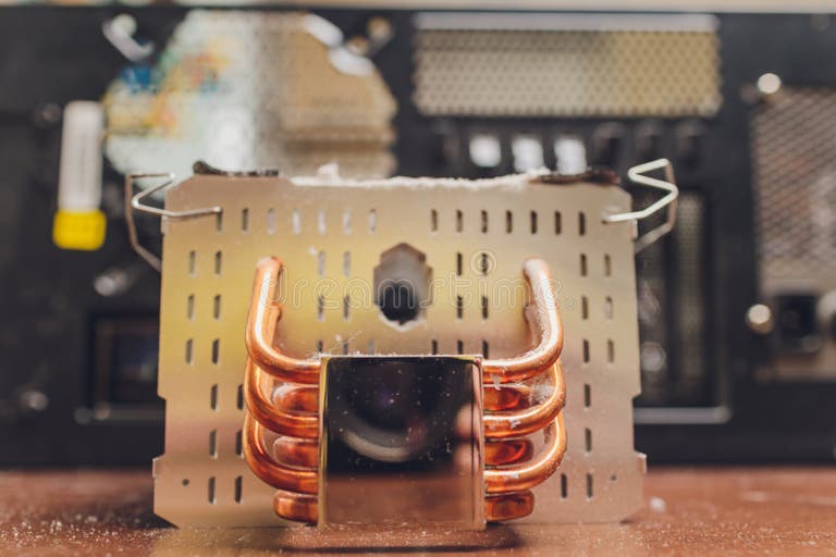 Dirty Computer Case.Dust Layer on the System Unit.Time To Clean Your ...