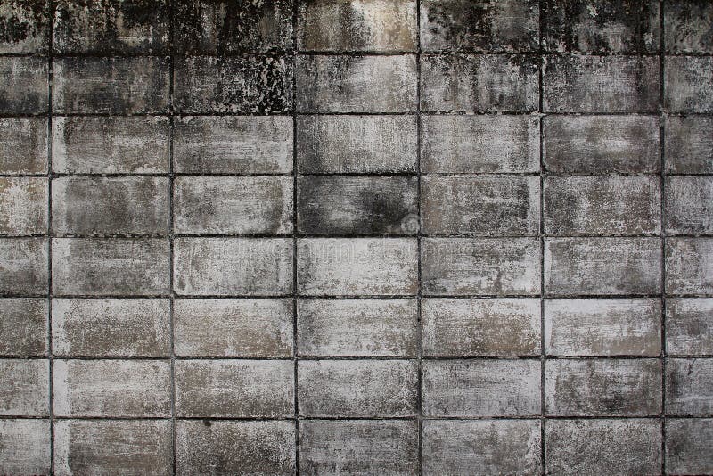 Dirty Concrete Block Pattern Stock Image - Image of structure, outdoors ...