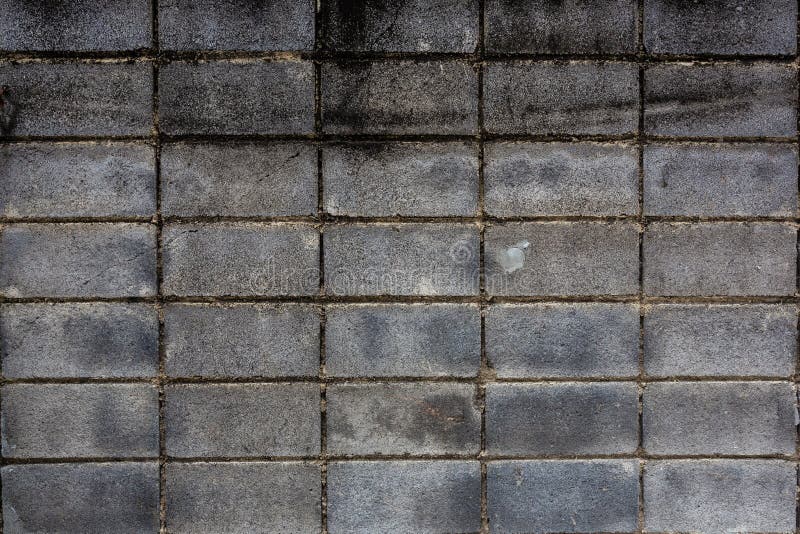 Dirty Concrete Block at Wall , Bangkok in Thailand Stock Photo - Image ...