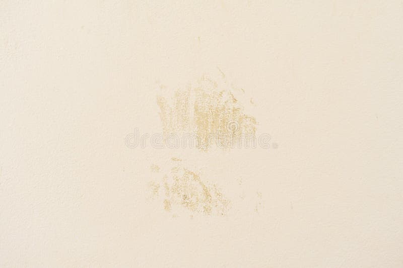 Dirty Cream Painted Wall with Stains. Grunge and Rough Cement. Stock ...