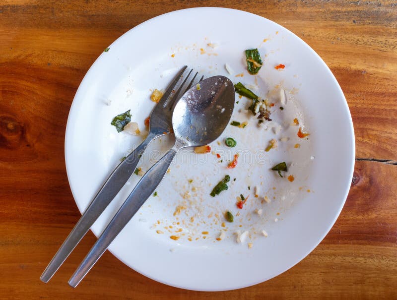 Dirty dish stock photo. Image of rice, basin, dirty, plastic - 61442176