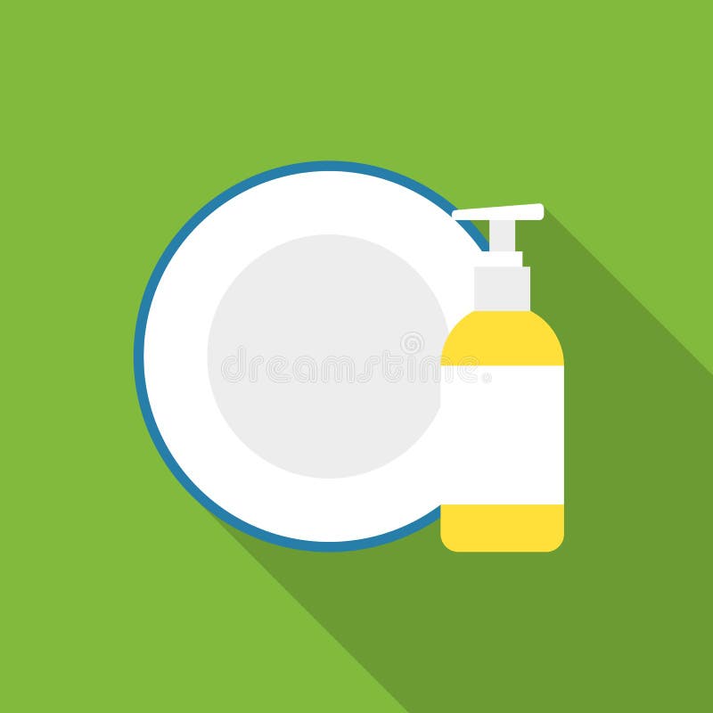 Dirty Dishes Flat Icon. Illustration for Web and Mobile Design. Stock ...