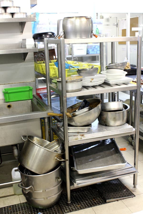 Kitchen stock image. Image of interior, line, metal, commercial - 24712511