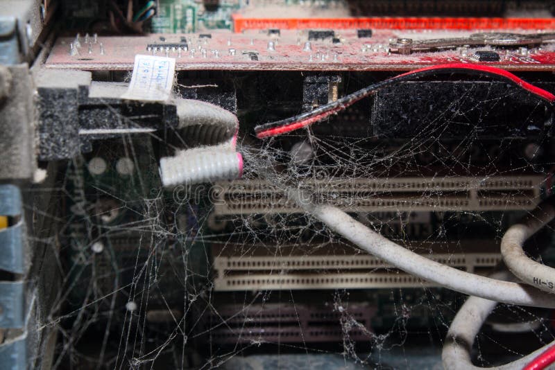 Dirty dusty computer stock image. Image of hardware, disassemble - 27854307