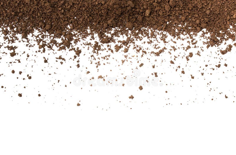 Dirty Earth on White Background. Stock Image - Image of abstract ...