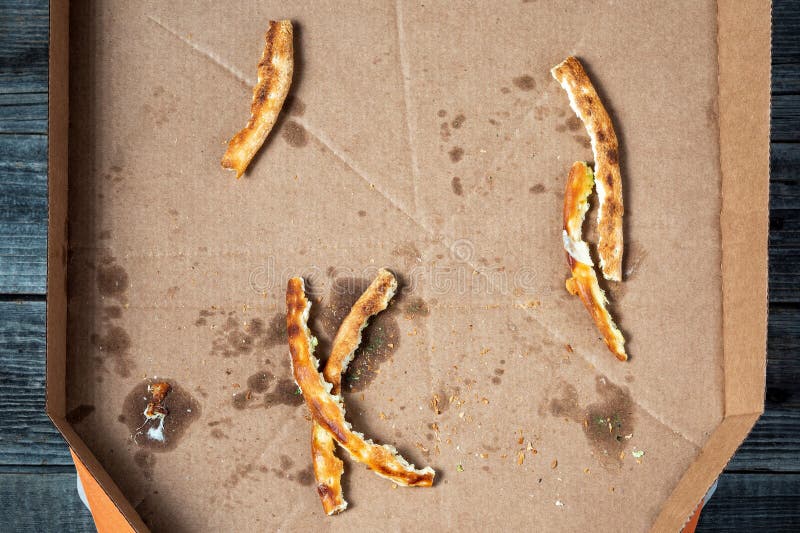 Fast food waste stock photo. Image of empty, table, container - 240013480