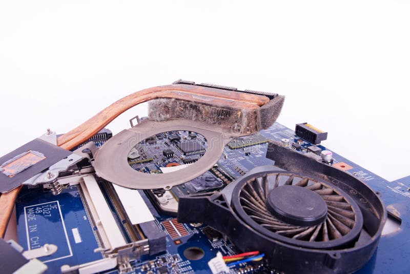 Dirty fan notebook stock photo. Image of cleaning, industry - 35013256