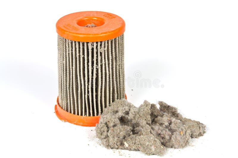 Dirty Filter Vacuum Cleaner Stock Image - Image of hair, harmful: 46301769