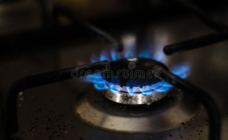 Dirty gas cooker stock image. Image of life, indoors - 57607495