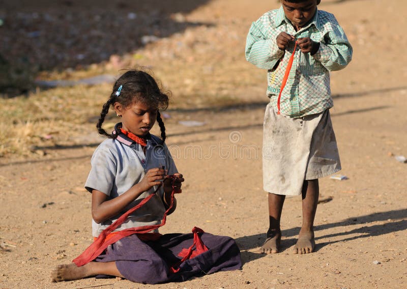 Hungry Poor Girl stock photo. Image of shappy, dirty - 21804026