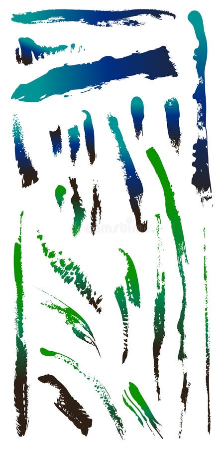 Dirty Grunge Scratch Splat Spot Cracked Shapes 4 Stock Vector ...