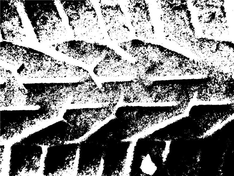 Dirty Grunge Tire Tracks . stock vector. Illustration of distressed - 187351506