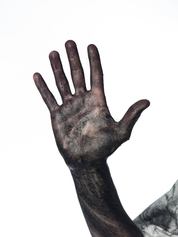 Dirty hand stock image. Image of workman, fingers, grimy - 9347073