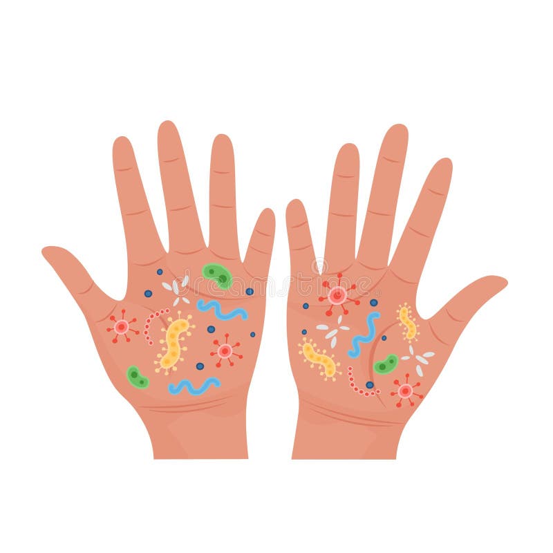 Dirty Hands Cartoon Germs Stock Illustrations – 204 Dirty Hands Cartoon ...