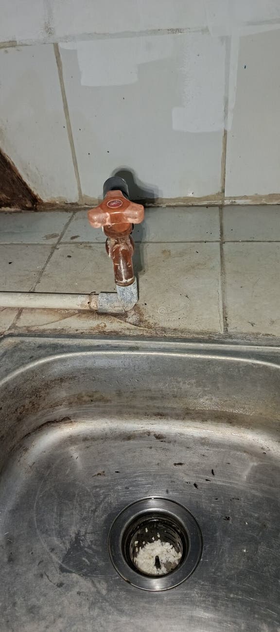 Dirty indoor sink stock image. Image of sink, leftover - 352648751