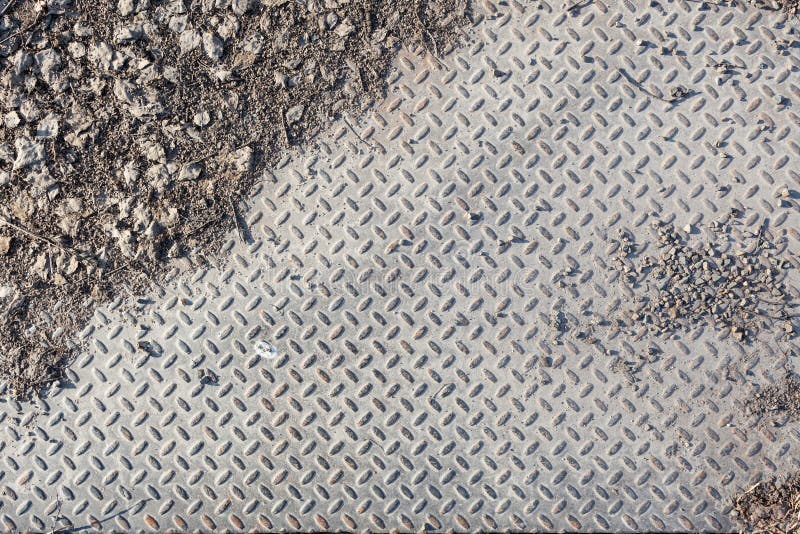 Dirty Industrial Grip Floor Texture Stock Image - Image of iron, grunge ...