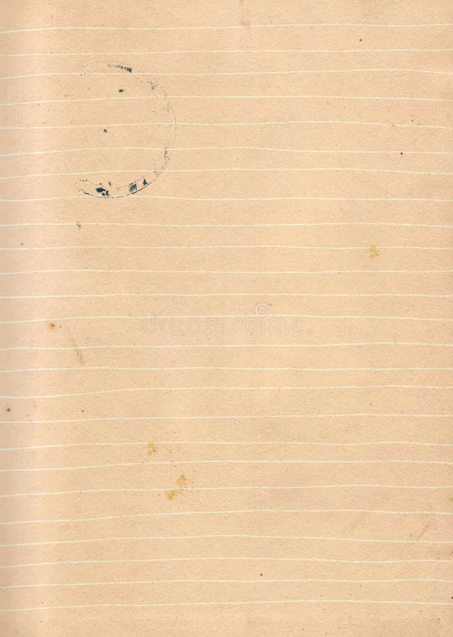 Coffee Stained Lined Paper Vintage Lined Scrapbook Paper: Antique