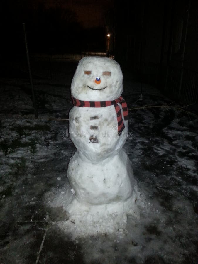 Dirty snowman stock photo. Image of winter, snow, spring - 58496574