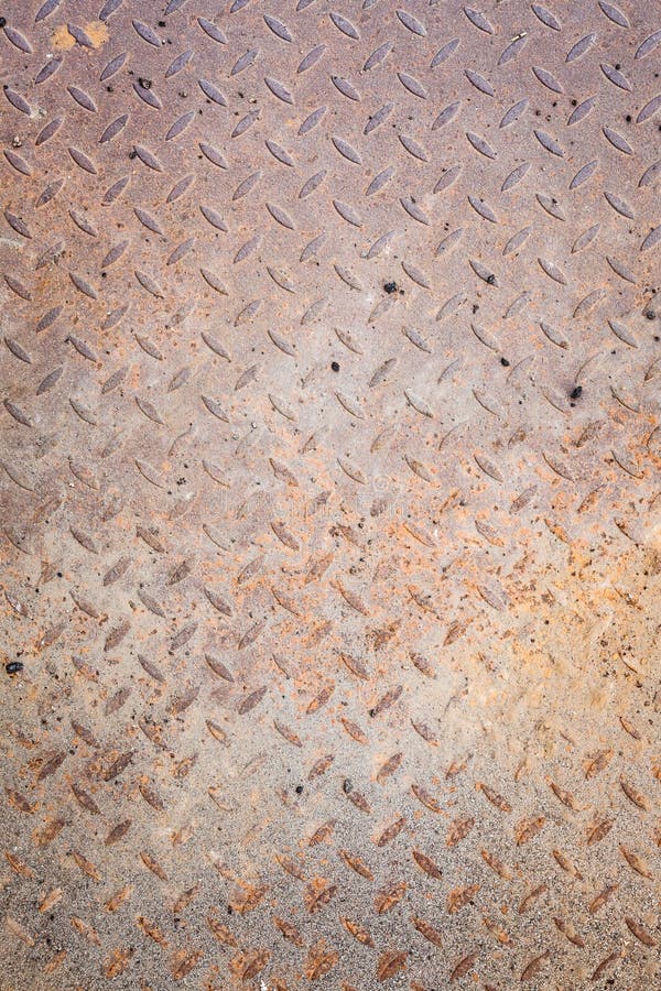 Dirty Metal Diamond Grip Pattern Stock Image - Image of decorative ...