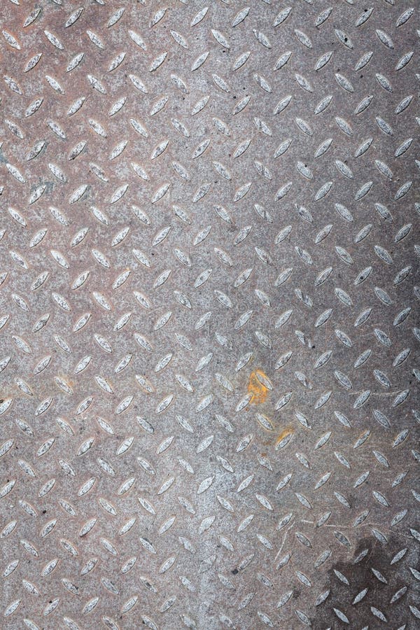Dirty Metal Diamond Grip Pattern Stock Image - Image of abstract, brown ...