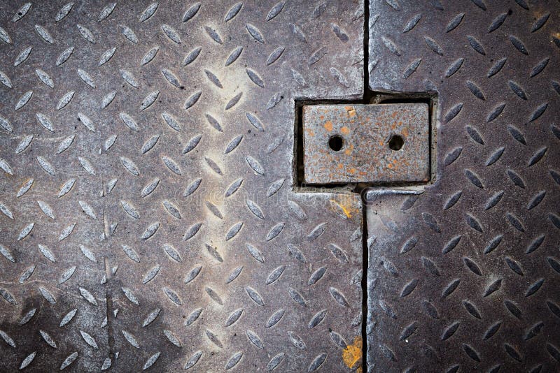 Dirty Metal Diamond Grip Pattern Stock Photo - Image of industrial ...