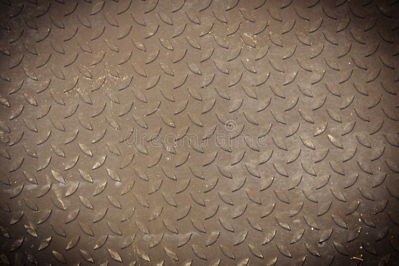 Dirty Metal Diamond Grip Pattern Texture and Background Stock Photo ...