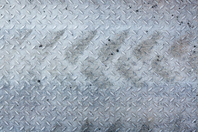 Dirty Metal Pattern and Tyre Tracks Stock Image - Image of bumped ...