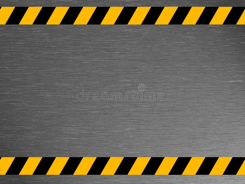 Dirty Metal Texture - Industrial - Warning Stock Illustration ...