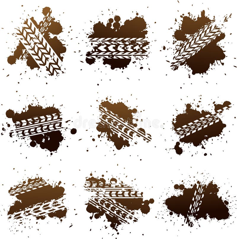 Mud Tire Tracks Stock Illustrations – 2,572 Mud Tire Tracks Stock ...