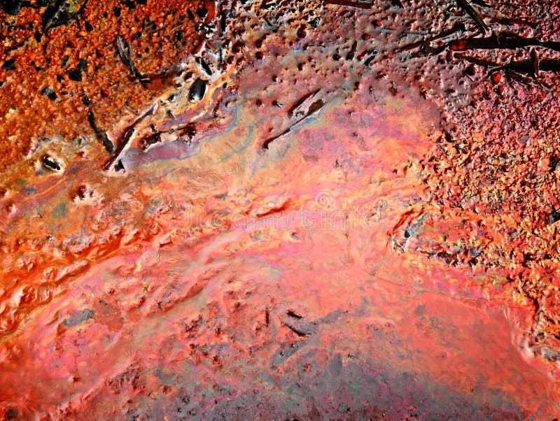 Dirty oily water stock photo. Image of macro, mixed, ocean - 8106042