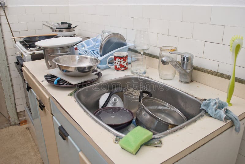 Dirty old kitchen stock image. Image of dirty, grunge - 51412615