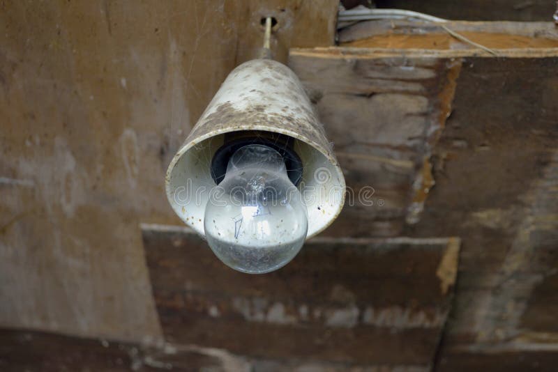 Dirty old lamp stock image. Image of dust, ceiling, spiders - 68383569