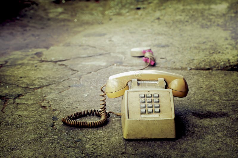 Dirty old phone stock photo. Image of broken, booth, cracked - 46743260
