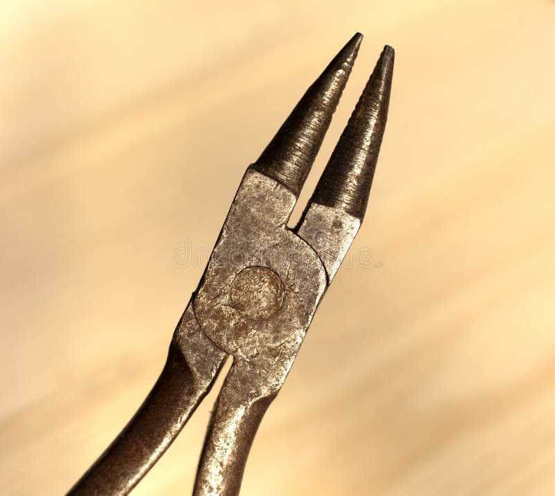 Dirty, Old, Rusty Hand Tools Stock Photo - Image of pliers, grunge ...