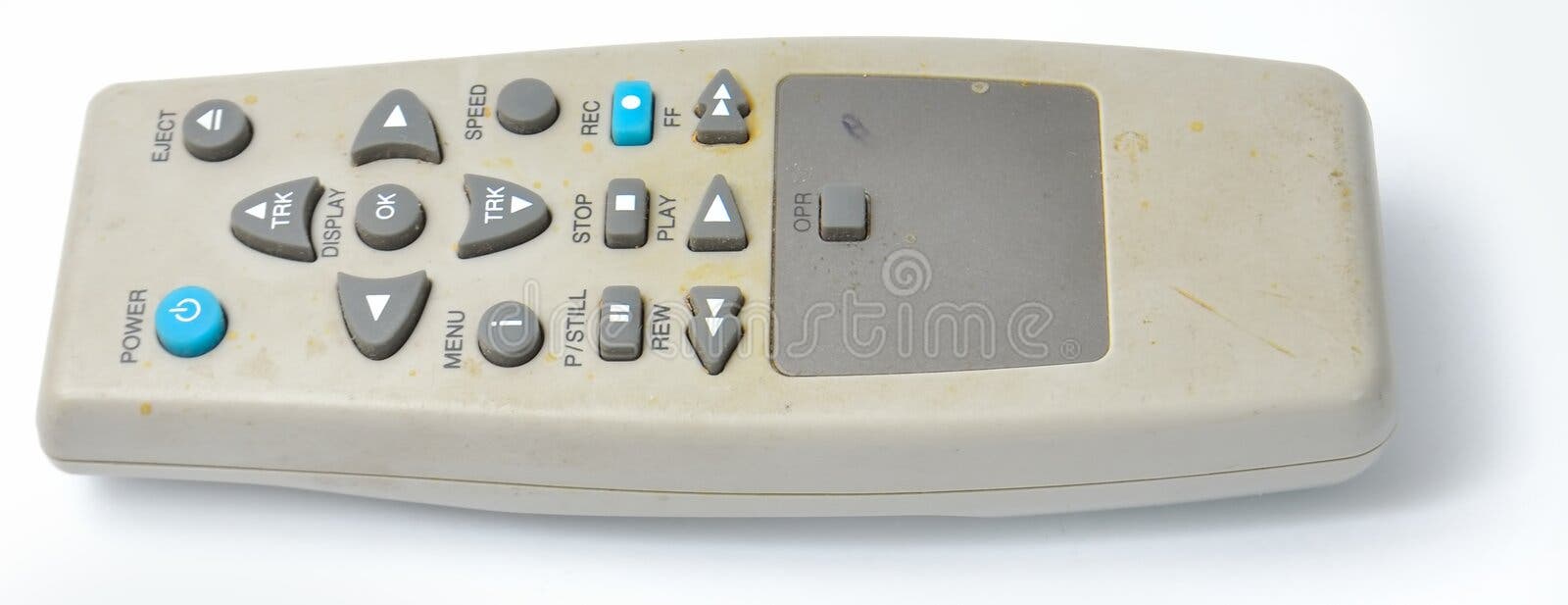 Black TV Remote Control from the Side Stock Photo - Image of black ...