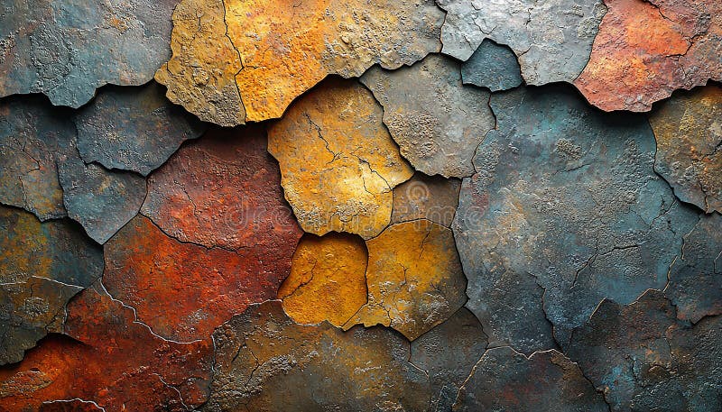 Dirty Old Wall Building Feature Rusty Backdrop Weathered Generated by ...